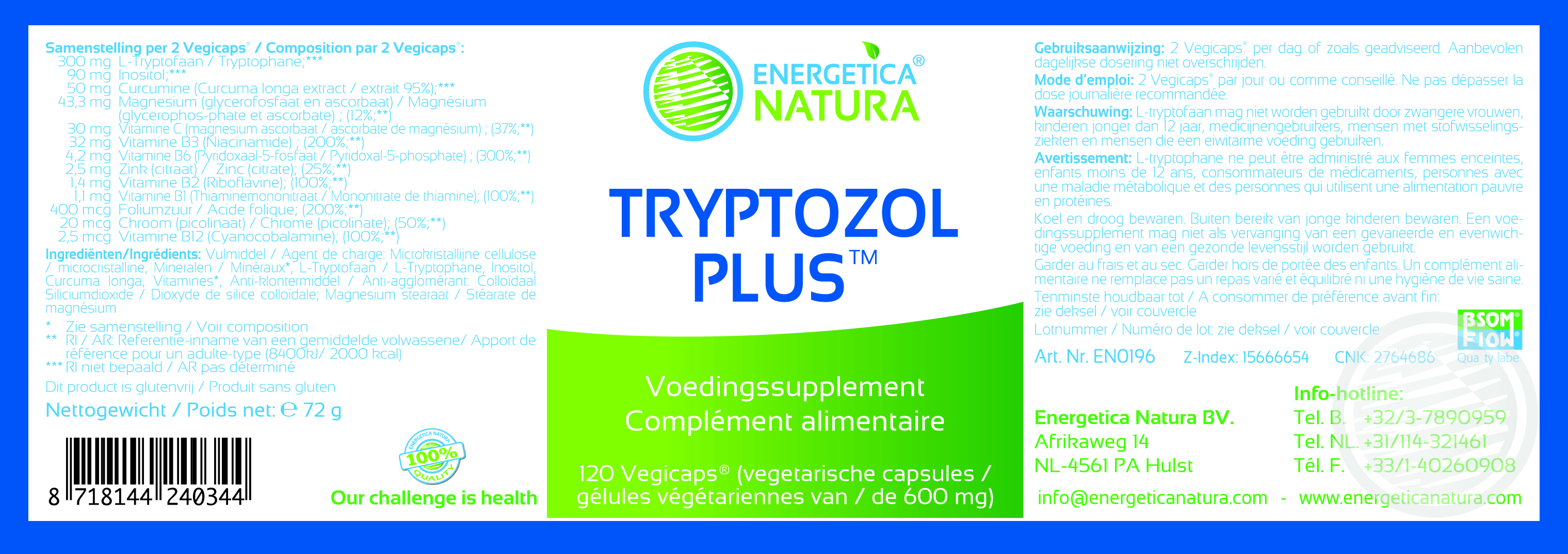 TRYPTOZOL PLUS
