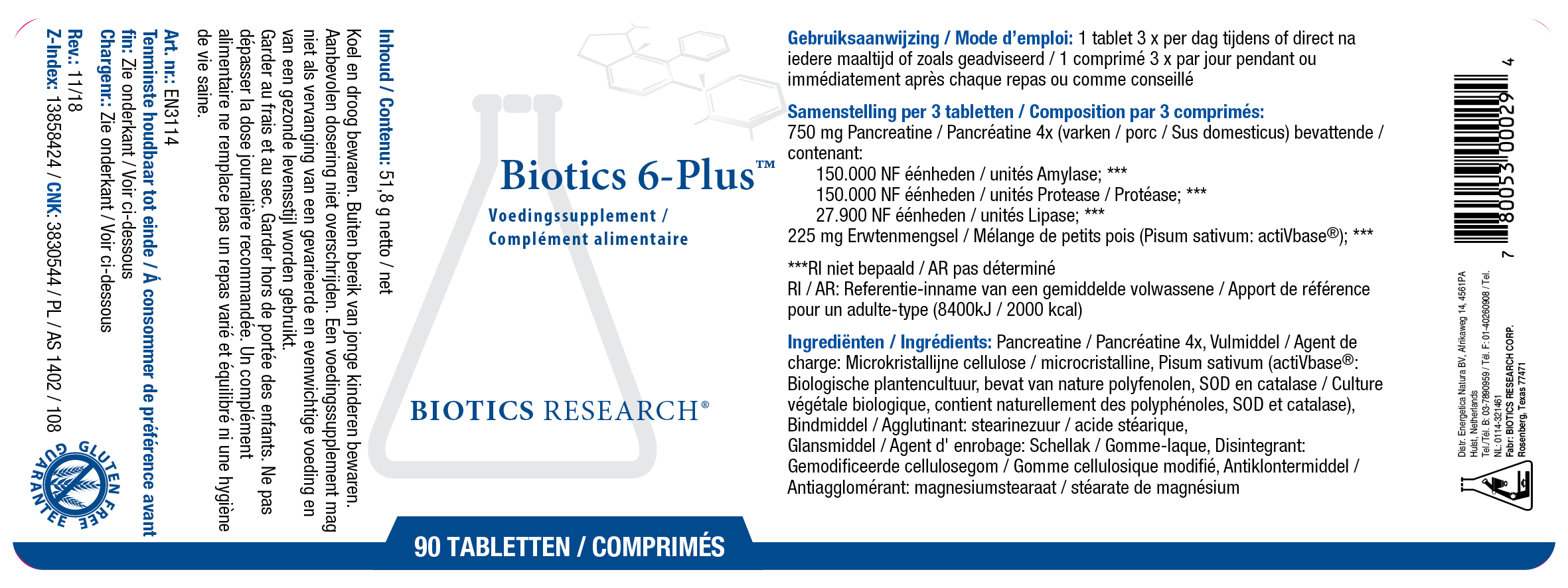 Biotics Bio 6-Plus | Biotics Research | Energetica Natura