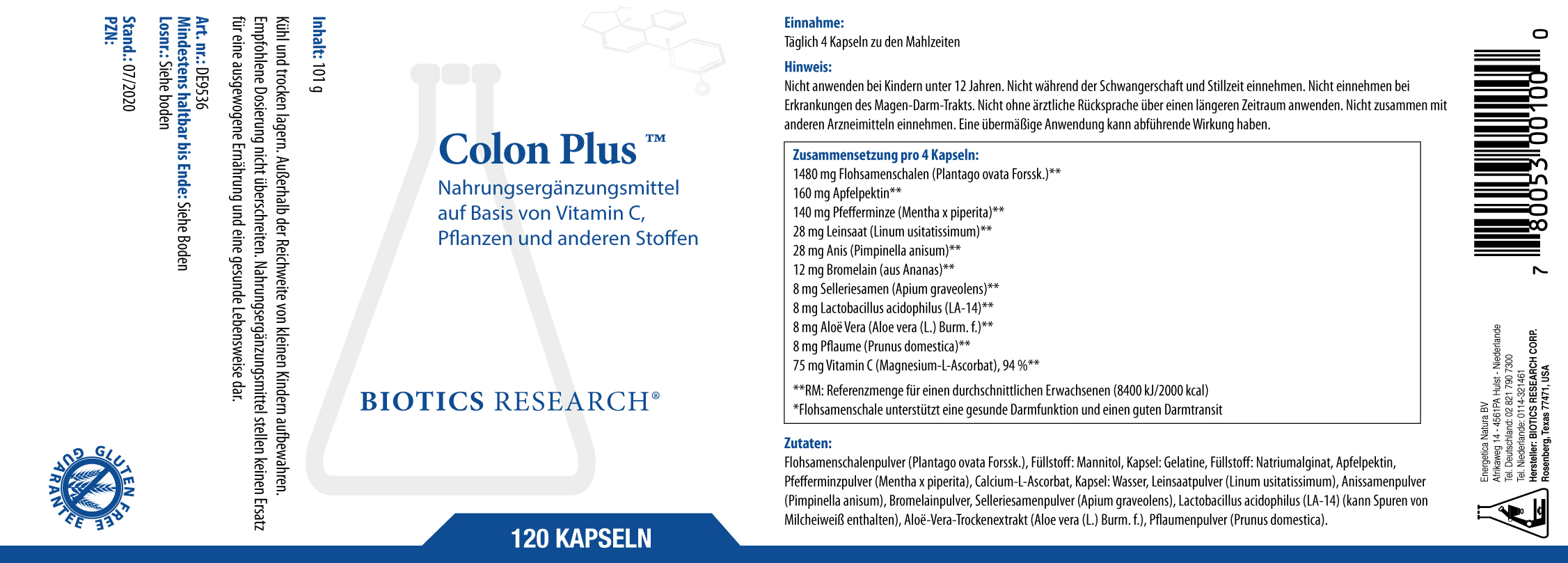Colon-Plus-Caps | Wirkung & Vorteile | Energetica Natura