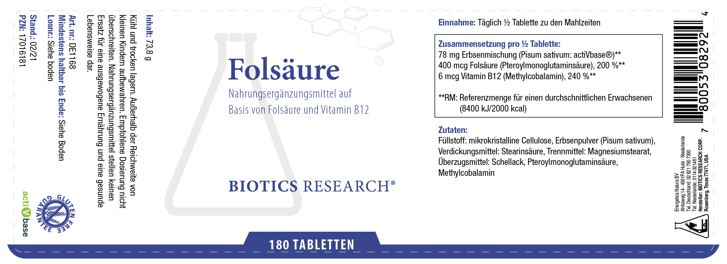 Folsäure | Wirkung & Vorteile | Energetica Natura