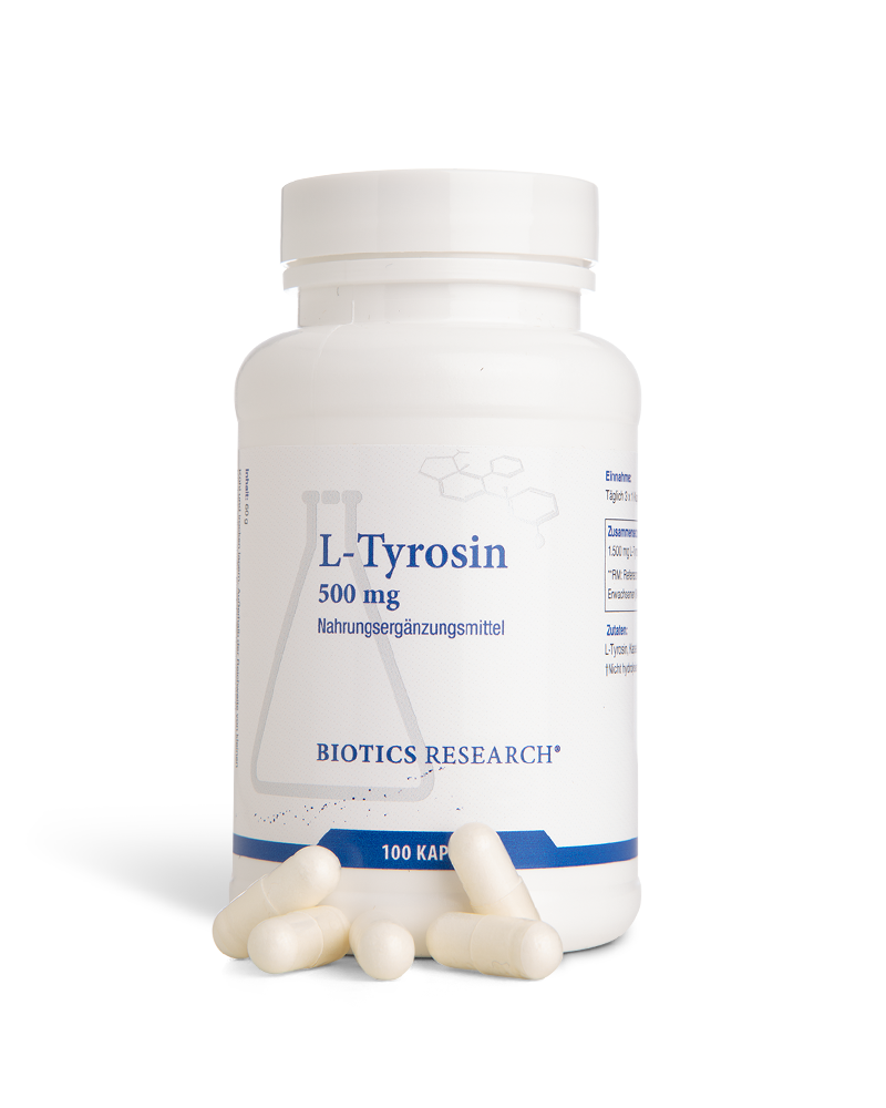 L-Tyrosin (500 mg) | Biotics Research | Energetica Natura