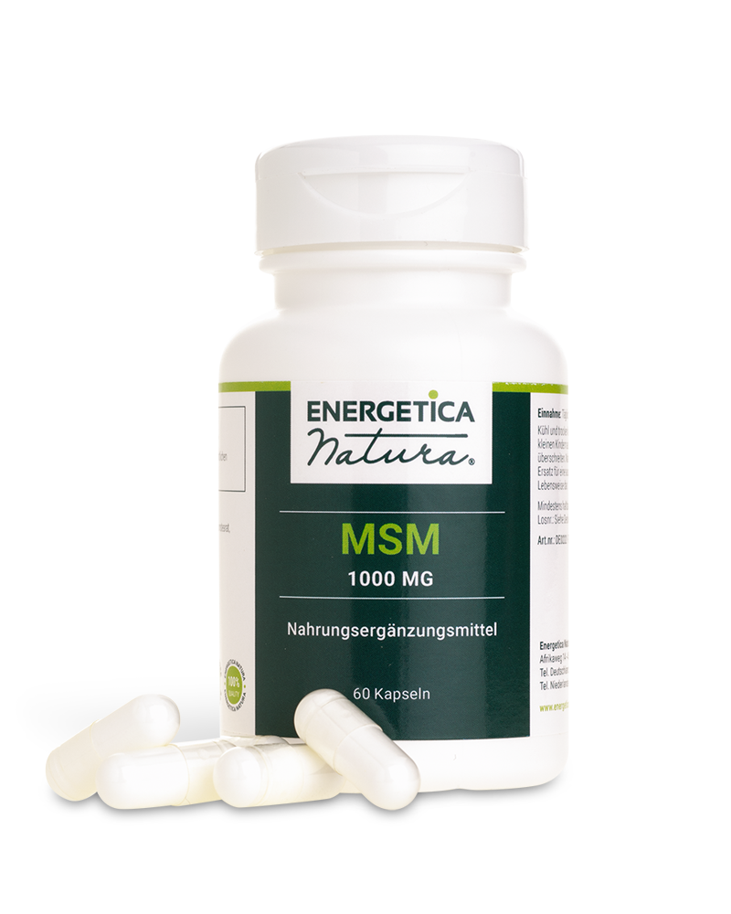 MSM 1000 mg | Wirkung & Vorteile | Energetica Natura