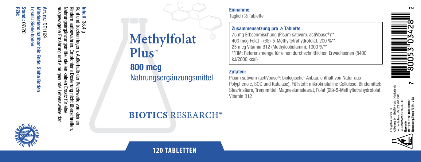 Methylfolat Plus | Wirkung & Vorteile | Energetica Natura